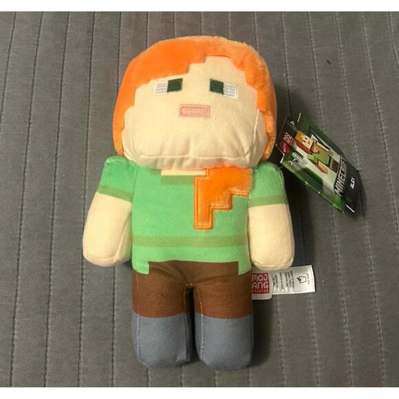 Mattel | Toys | Minecraft Alex Plush 85 Pixelated Design Mattel Mojang ...